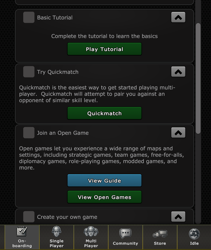 Update 5.42: Onboarding Tab, Idle Autos Dialog, Advanced Map Processing ...